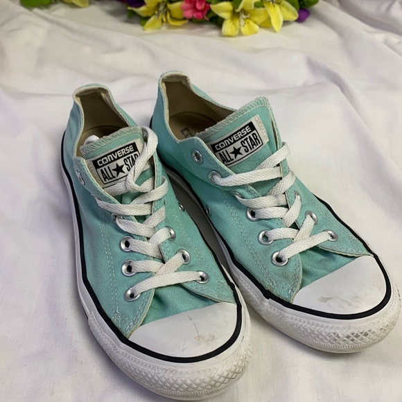 Converse | Shoes | Converse Mint Green Sneakers | Poshmark